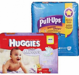 3 Pack of Jumbo Pack Huggies Diapers or Pull-ups and 3 Tubs of Baby ...