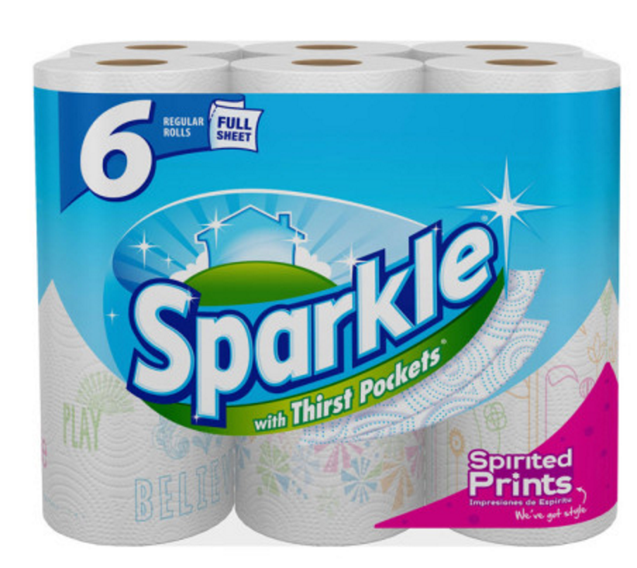 Dollar General: Sparkle Paper Towel 6 Rolls ONLY $3.00 – Couponing With ...